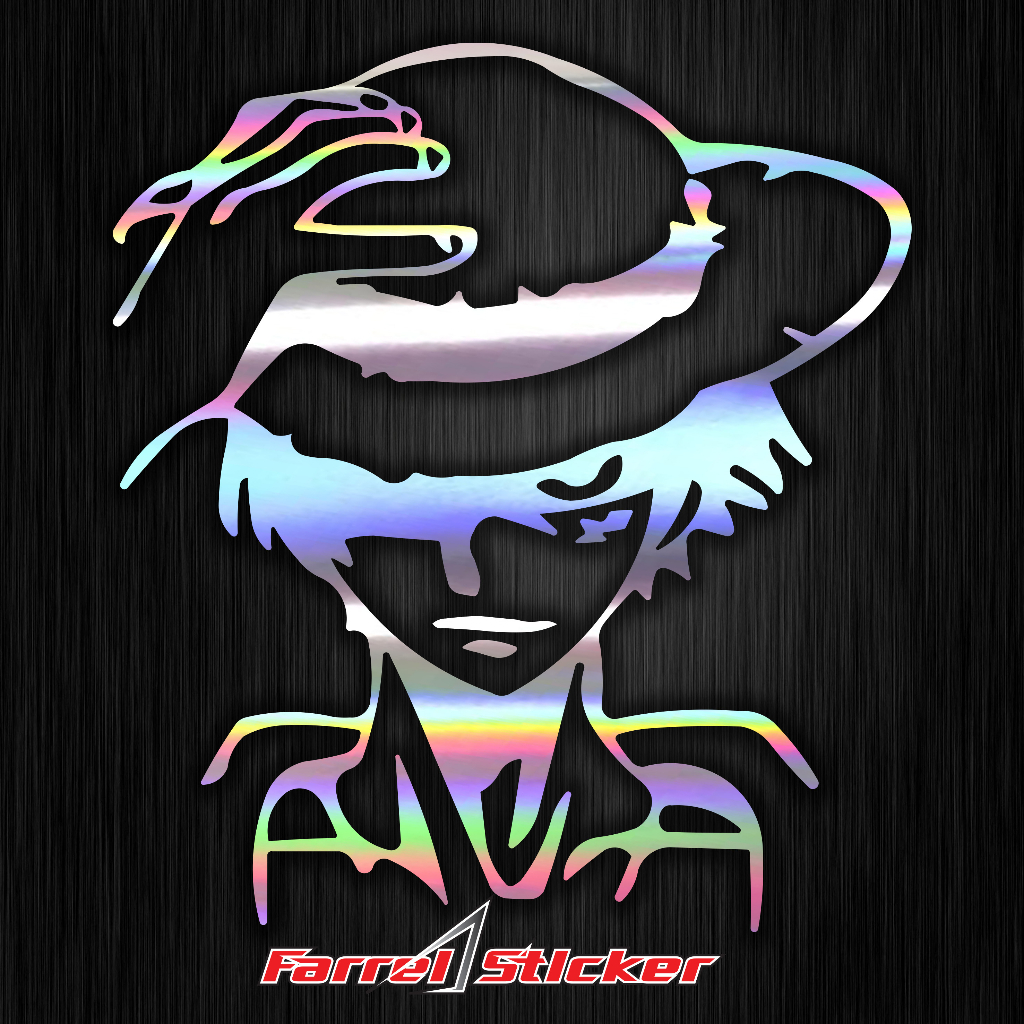 STIKER LUFFY TOPI STICKER ONE PIECE CUTTING | Lazada Indonesia