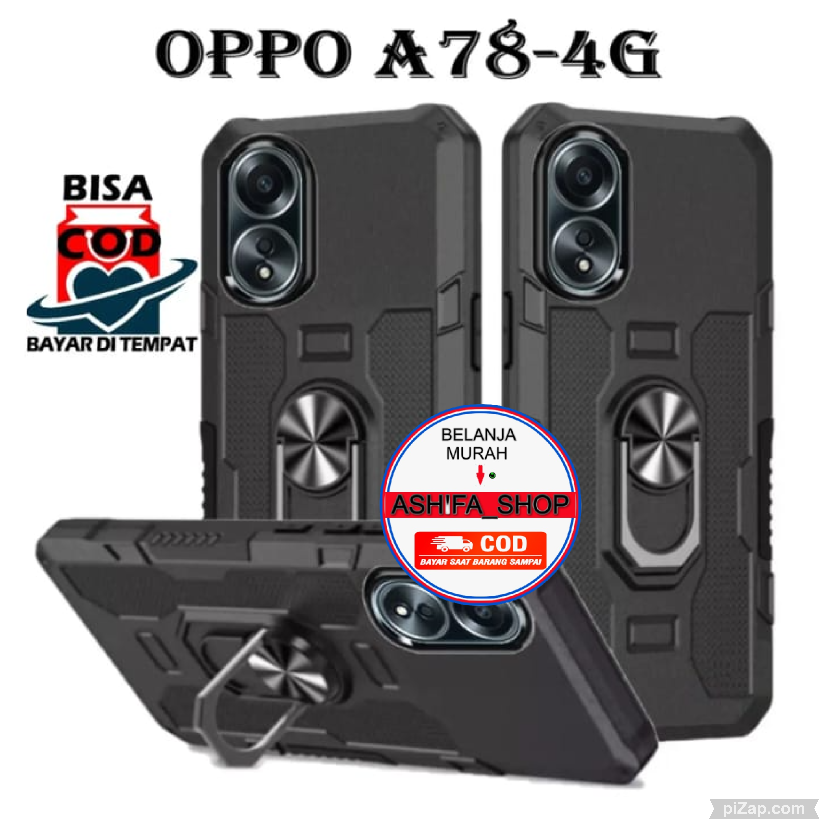 CASING HP(OPPO A78 4G) CASE ROBOT HIT EYE RING CASING STANDING NEW ...