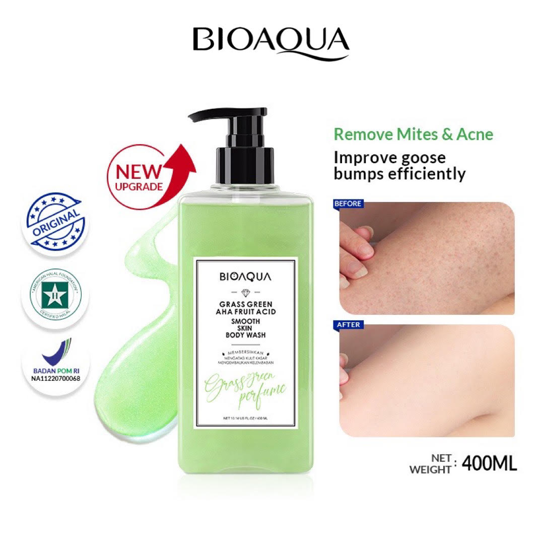 BIOAQUA Body Wash 400ml - Smooth Skin | Pore Refining | Tender Skin ...
