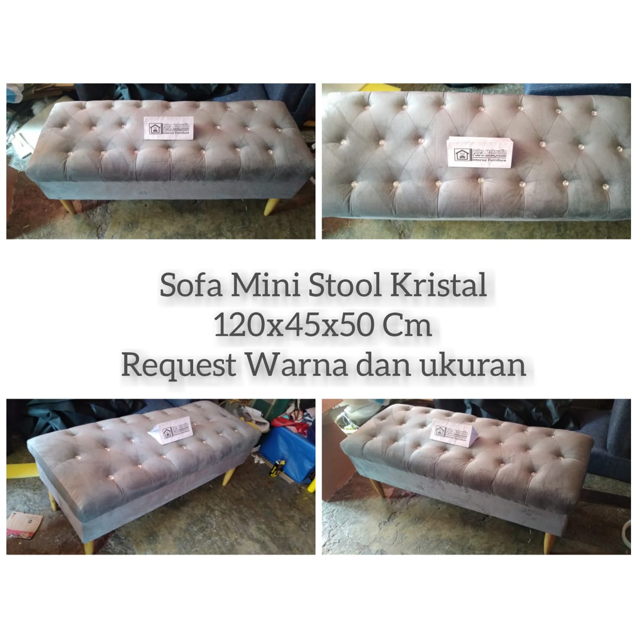 sofa minimalis skandinavia bench stool panjang retro 120 x 45 x 50 cm ...