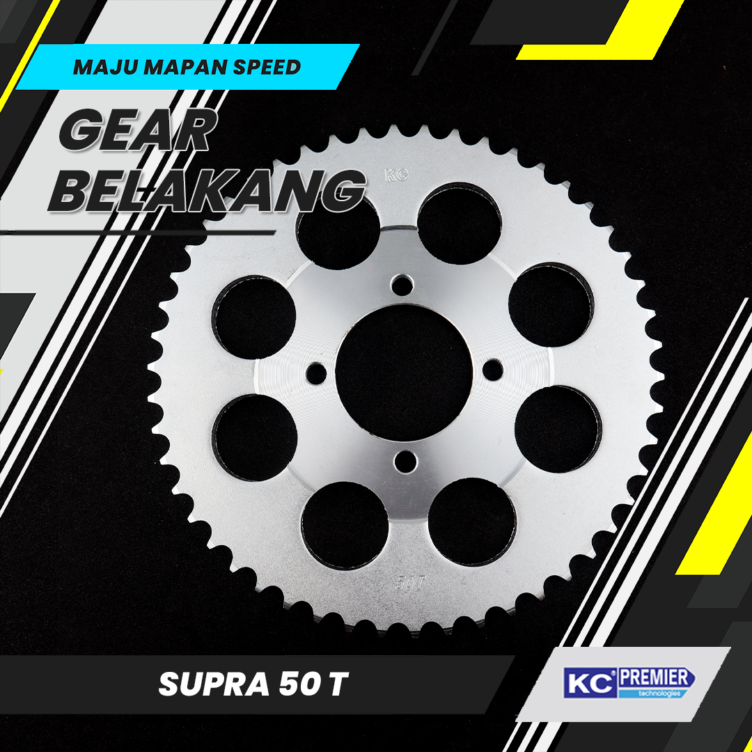 Gear Belakang Supra 50T KC / Gir belakang Supra 50T KC | Lazada Indonesia
