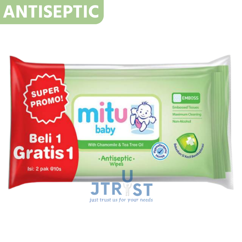 Mitu Baby Wipes isi 10 Lembar (Beli 1 Gratis 1) | Lazada Indonesia