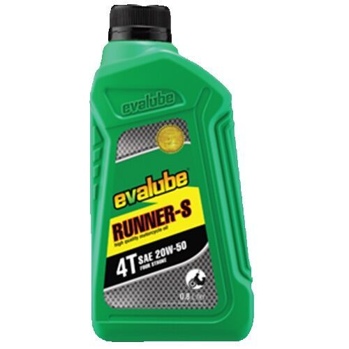OLI MESIN MOTOR EVALUBE RUNNER.4T SAE 20W-40 ISI 800 ML.-0.8 LITER ...