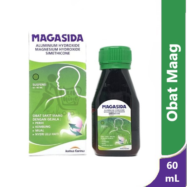 Magasida Suspensi 60 mL - obat maag asam lambung kembung perih tukak ...