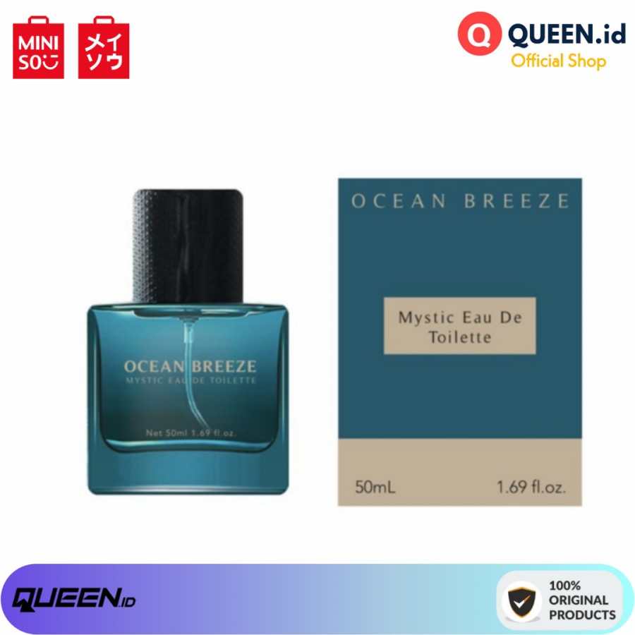 Miniso Mystic Series Ocean Breeze Male Men Perfume 50ml - Parfum Pria ...