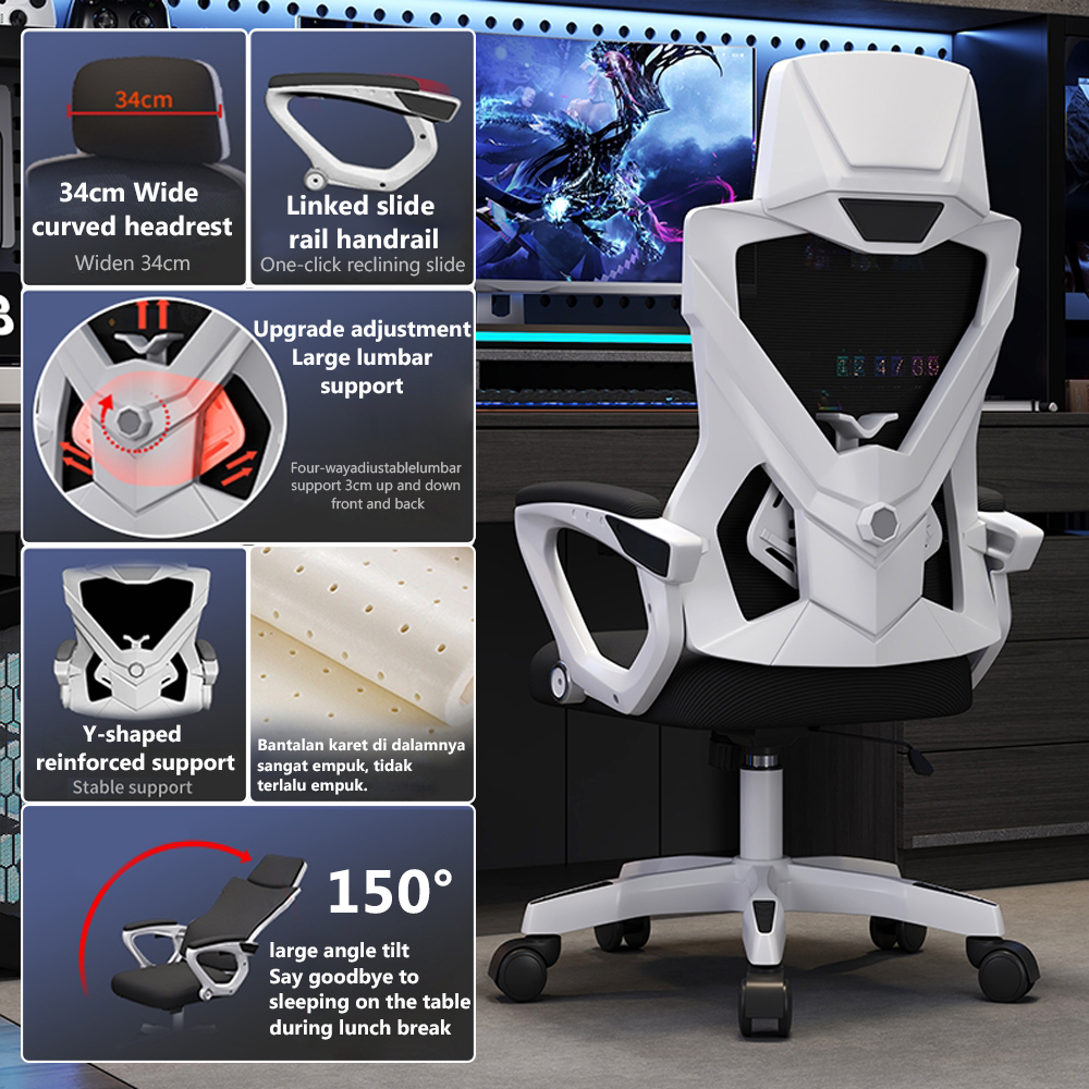 SAKULA Kursi Kantor Hidrolik Office Chair Kursi Belajar Minimalis ...