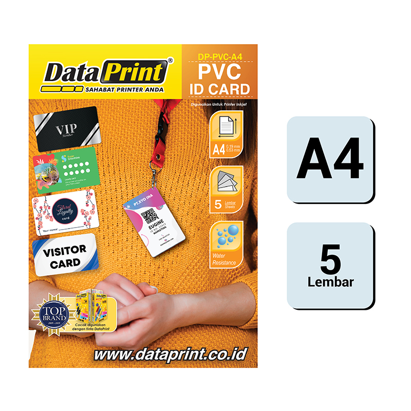 PAPER / KERTAS DATAPRINT PVC ID CARD A4 | Lazada Indonesia