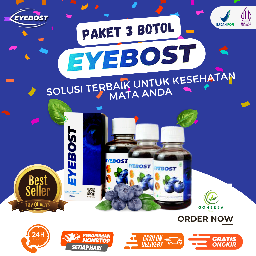 (READY) Eyebost Suplemen mata-AMPUH mengurangi Mata Minus/katarak/Plus ...