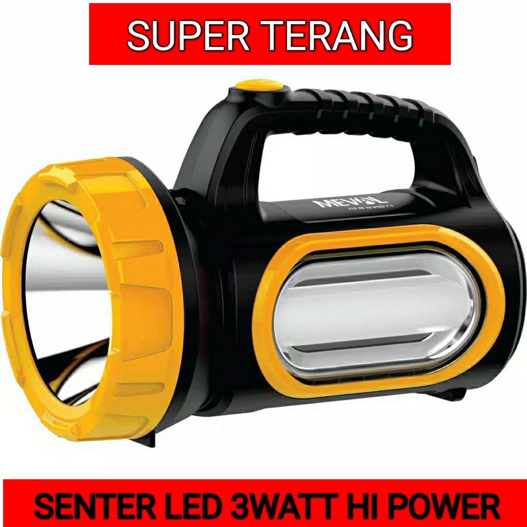 Senter dan Emergency LED Super Terang Meval 3 watt | Lazada Indonesia