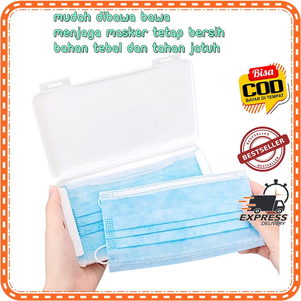 RECTANGLE (PERSEGI Kotak PANJANG) ~o~ Tempat Penyimpanan Masker 3ply ...