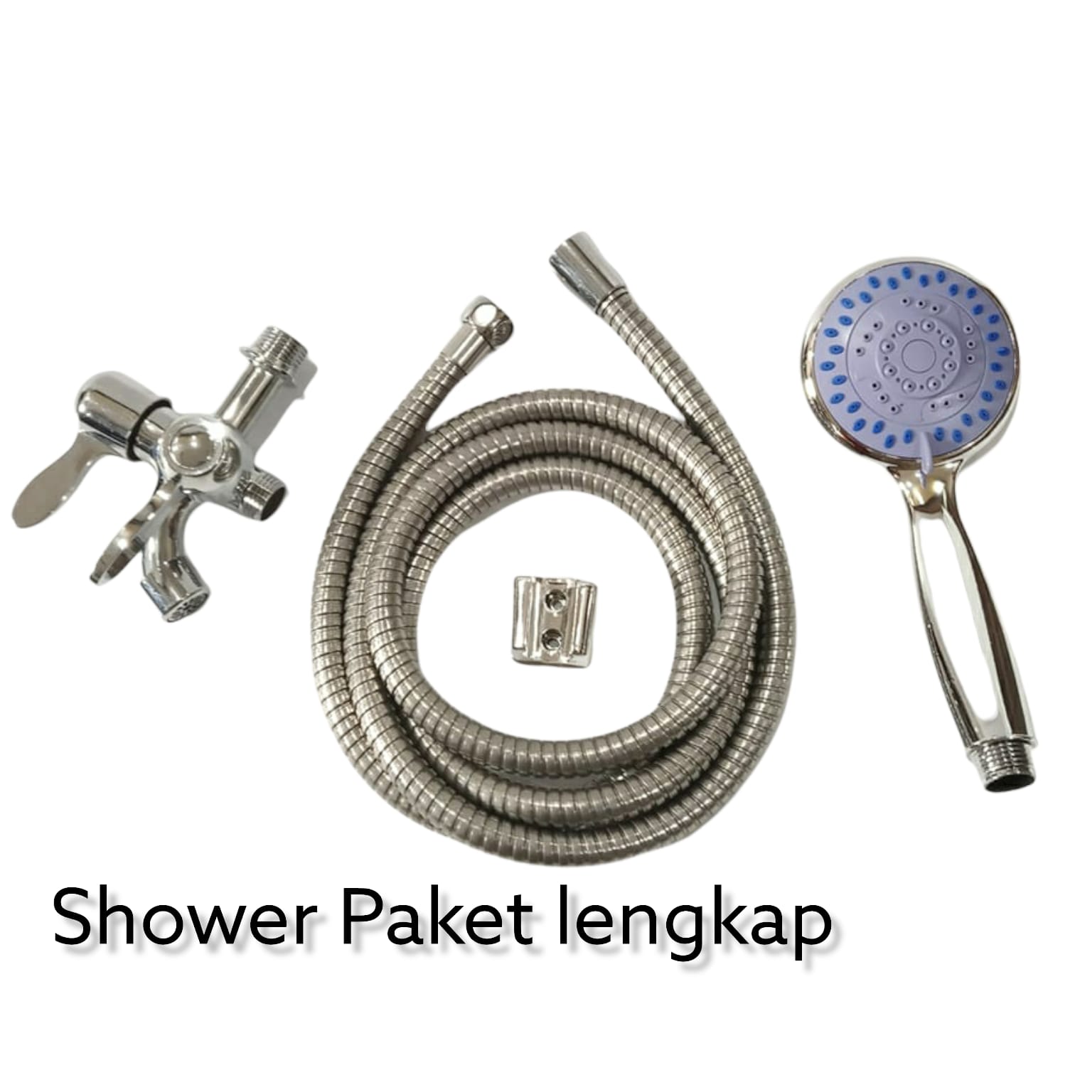 Kran Shower Set Kamar Mandi Shower+Kran Cabang Sanitary Berkat | Lazada ...