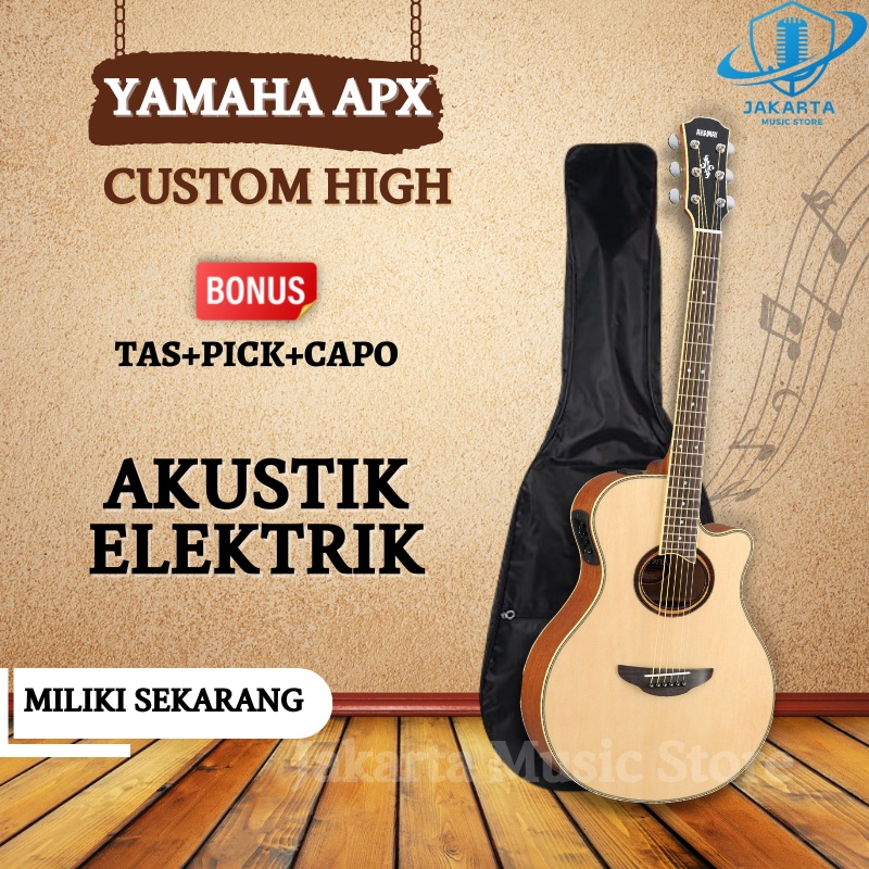 Gitar Akustik Elektrik Listrik Yamaha APX 500ii Custom High Quality ...