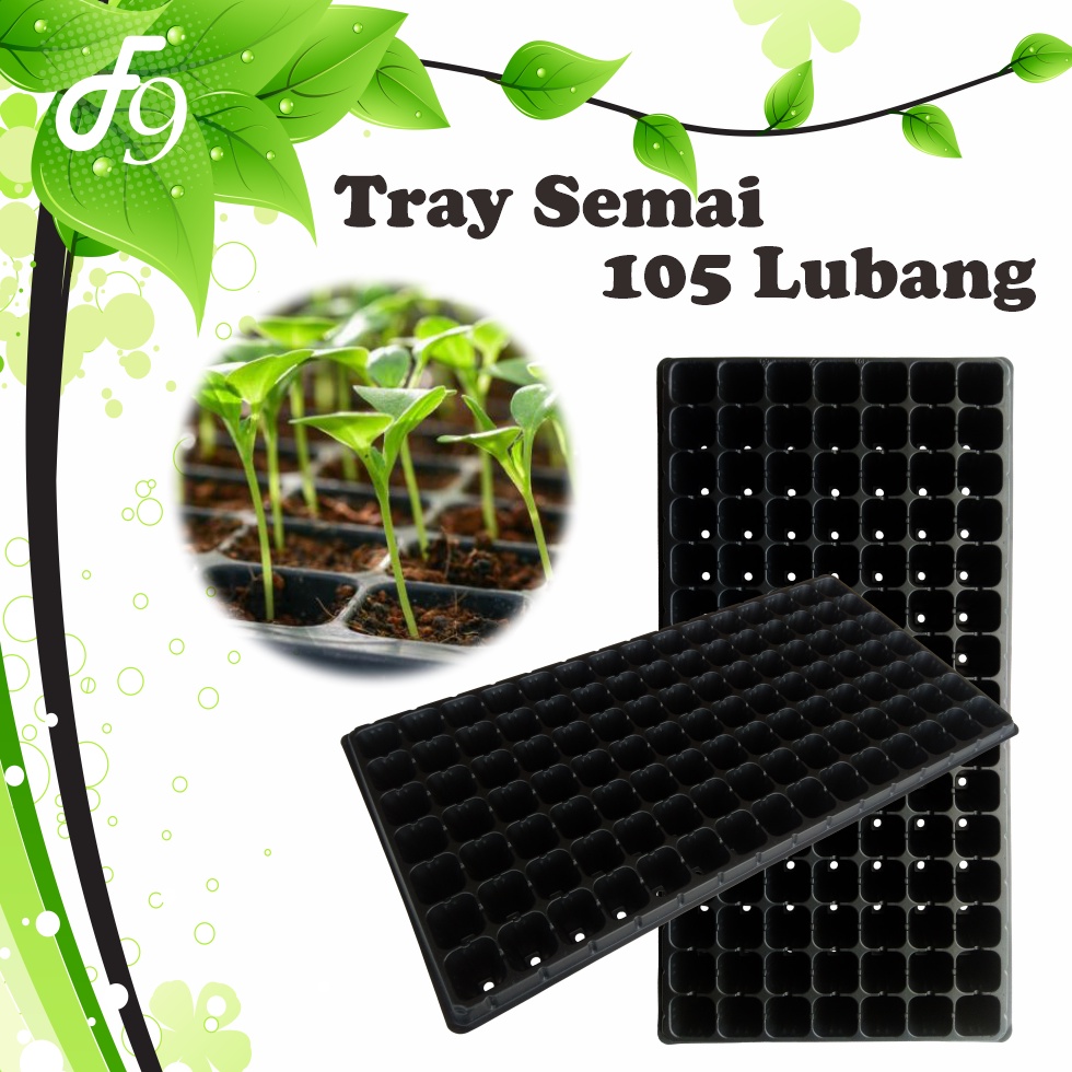 Tray Semai Bibit Seeding Tray 105 Lubang Tanam | Lazada Indonesia
