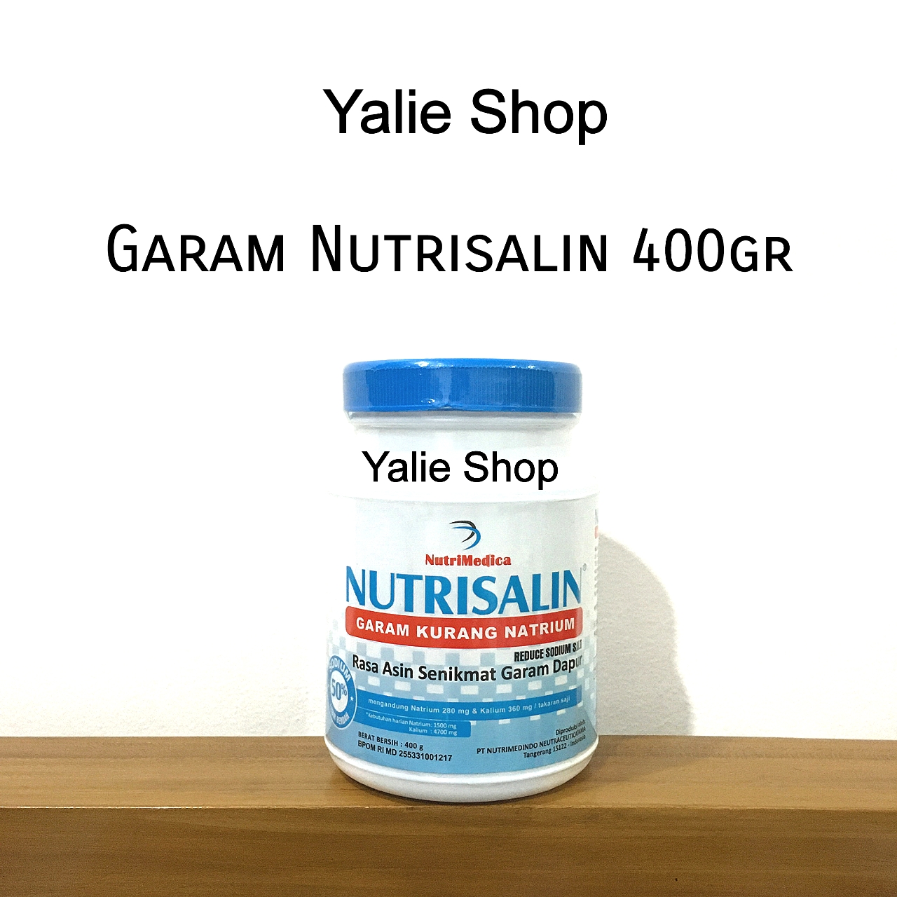 GARAM NUTRISALIN Garam Diet 400gr Hipertensi Rendah Natrium Sehat Dapur ...