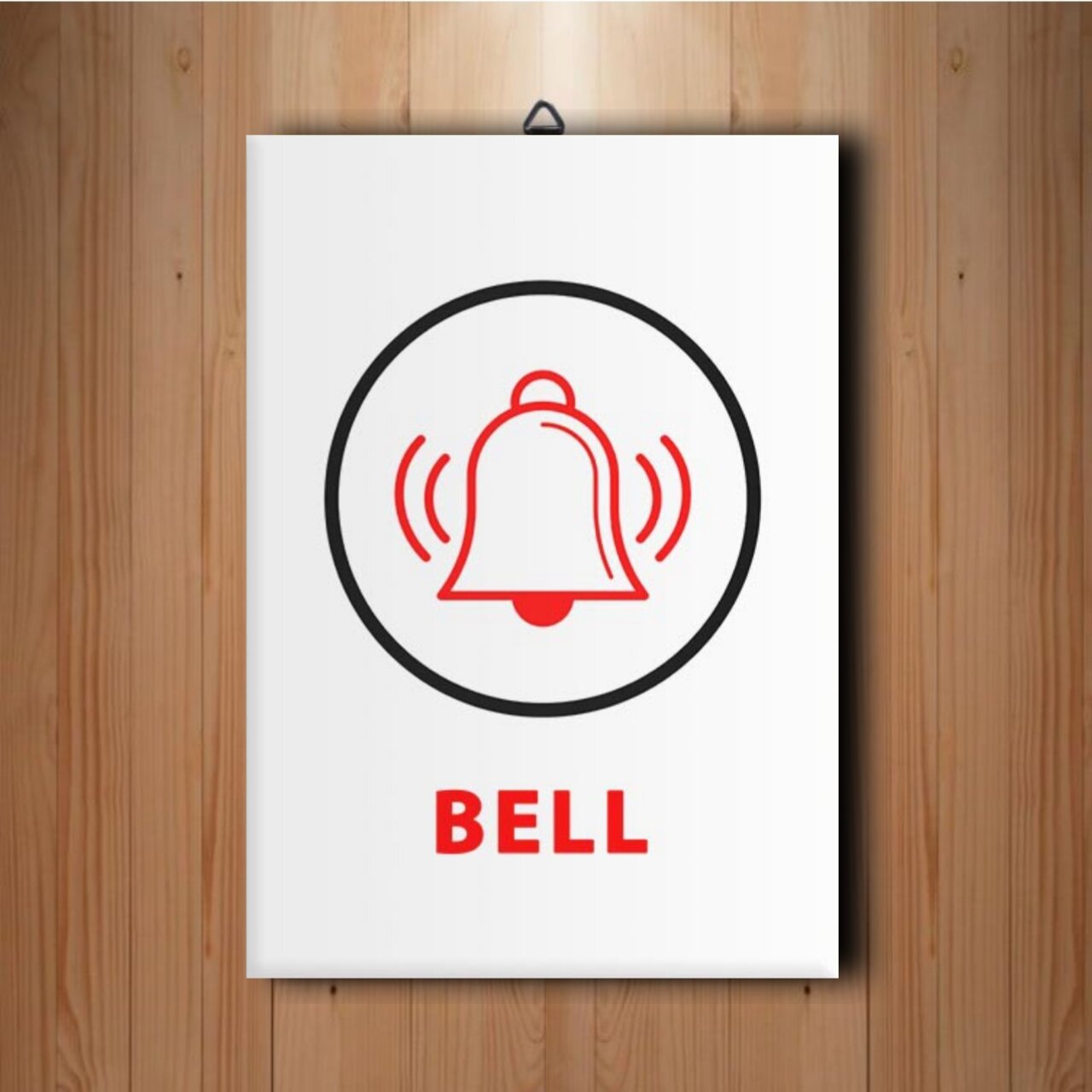 Papan Tanda Bell Wall Sign Hiasan Dinding Rumah Walldecor Kayu | Lazada ...