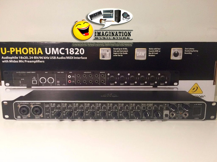 Soundcard Behringer U-PHORIA UMC1820 / UMC 1820 | Lazada Indonesia