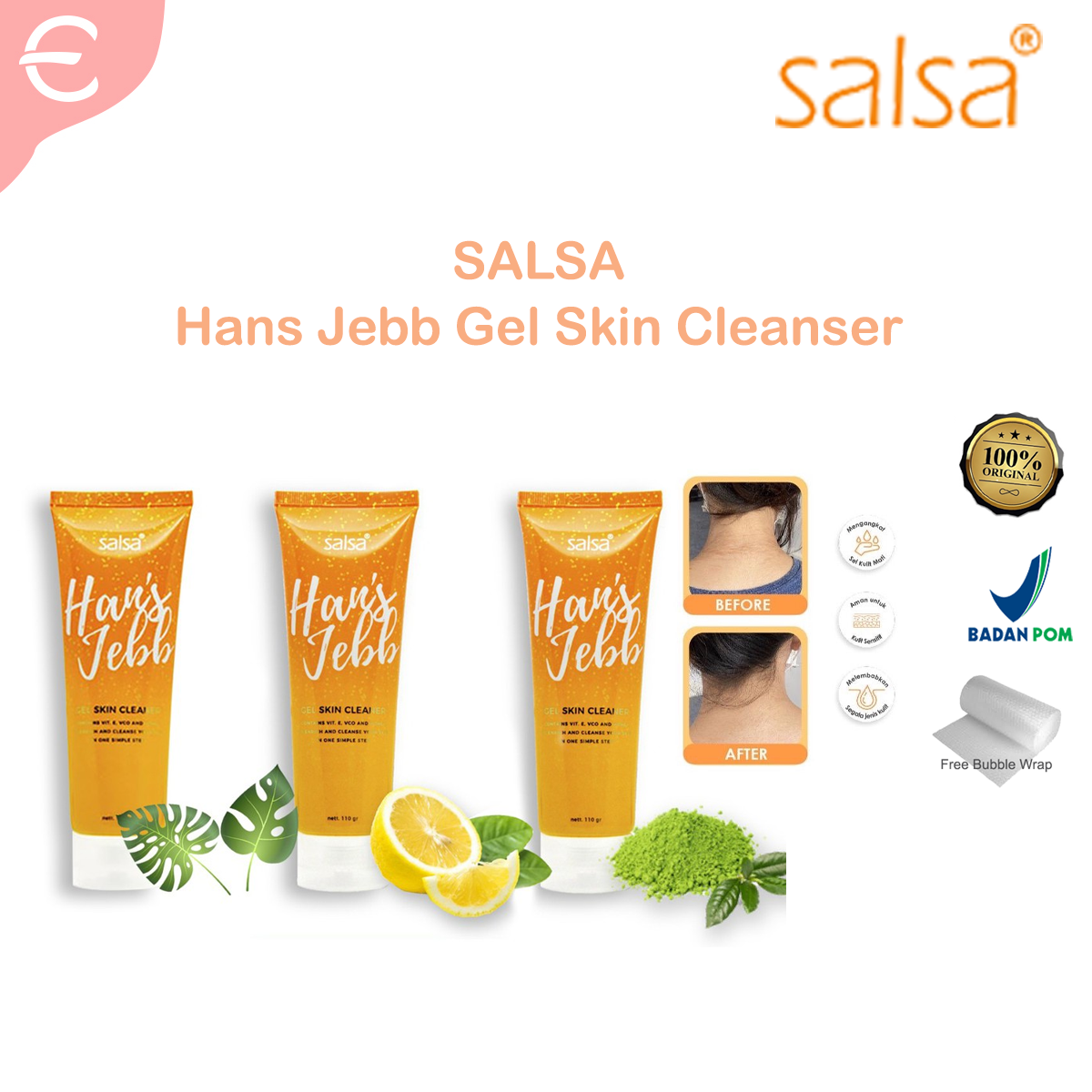 SALSA Hans Jebb Gel Skin Cleanser 110gr | Lazada Indonesia