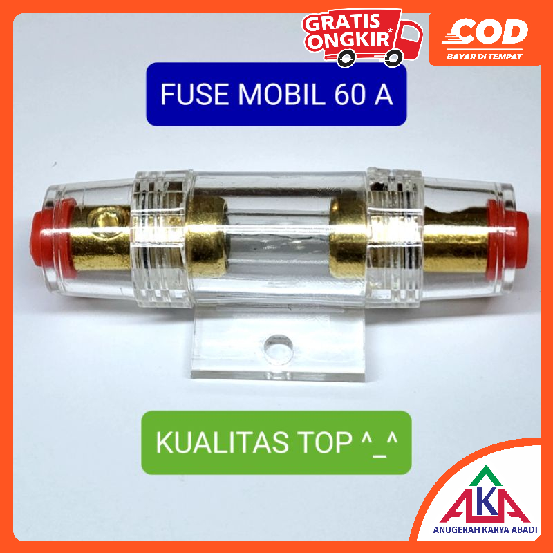 Sekring Audio Mobil 60A Fuse Sekering Audio 60A | Lazada Indonesia