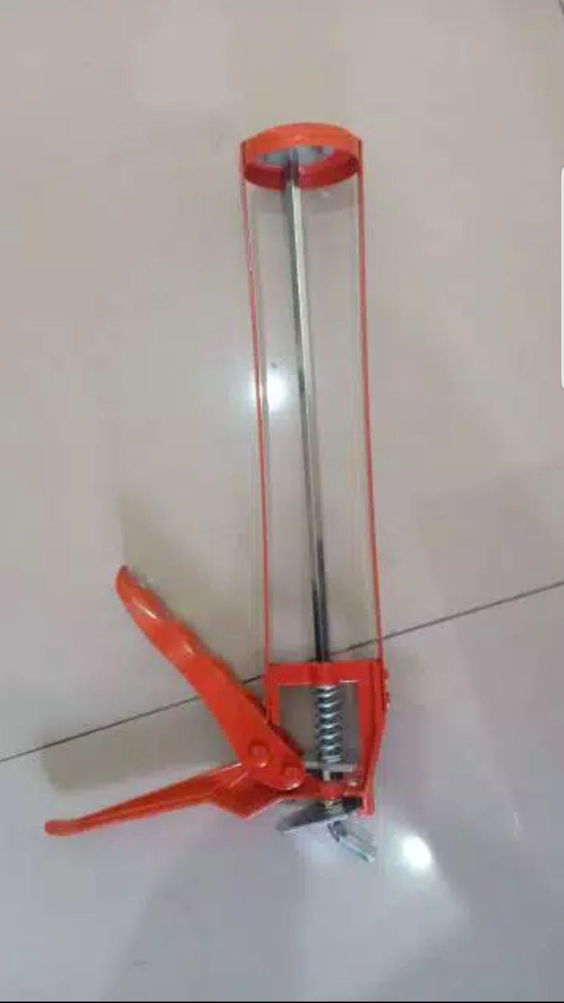 Tembakan Silicone Sealant Caulking Gun Pendorong Isi Tabung Cartridge ...