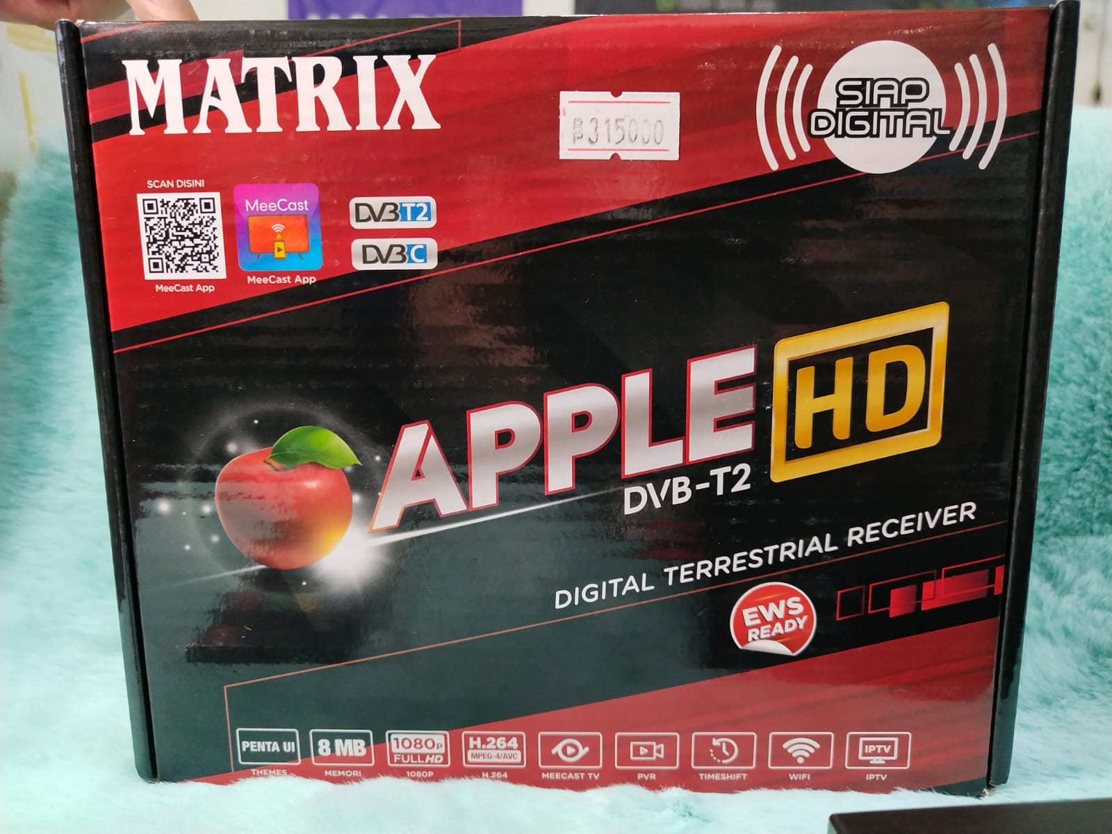STB Matrix Apple Merah HD Receiver Tv Set Top Box DVB T2 | Lazada Indonesia