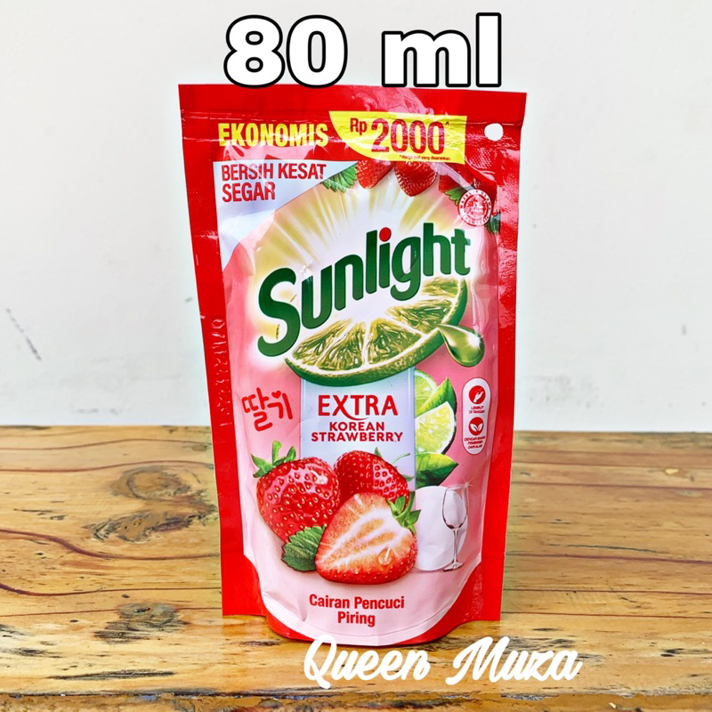 Sunlight Korean Strawberry 80ml sabun cuci piring | Lazada Indonesia