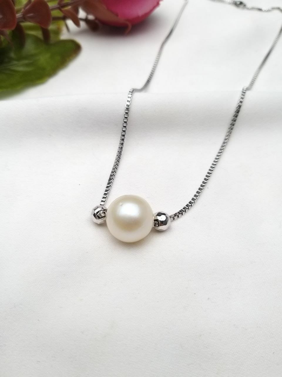 Kalung Wanita Mutiara Air Laut Lombok Asli Bersertifikat - Kalung ...