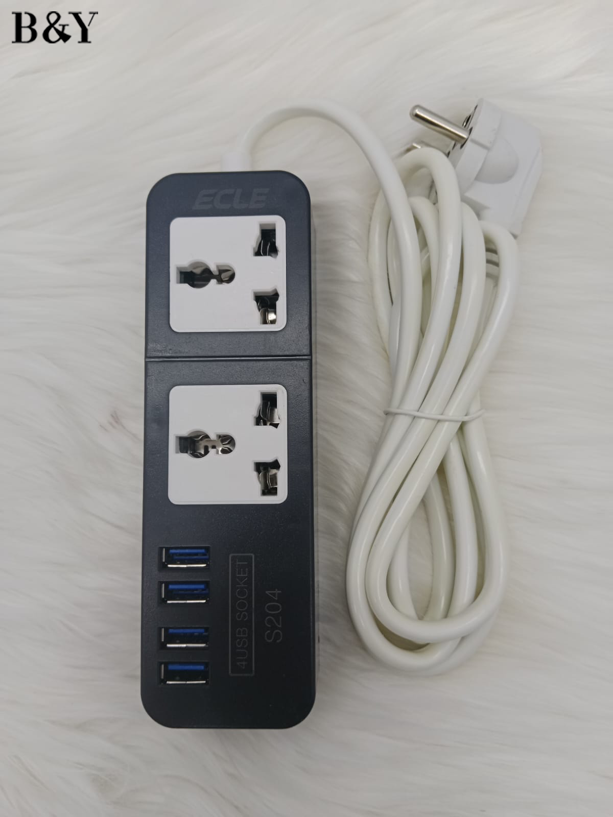 Original Power Strip Stop Kontak Colokan Listrik 2 Power Socket 4 Smart ...