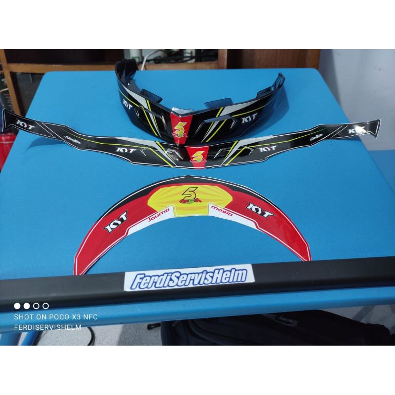STICKER SPOILER KYT TT COURSE MODEL RTF high quality spoiler kyt tt ...