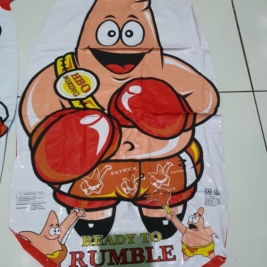 Balon tinju anak bisa berdiri karakter badut patrick | Lazada Indonesia