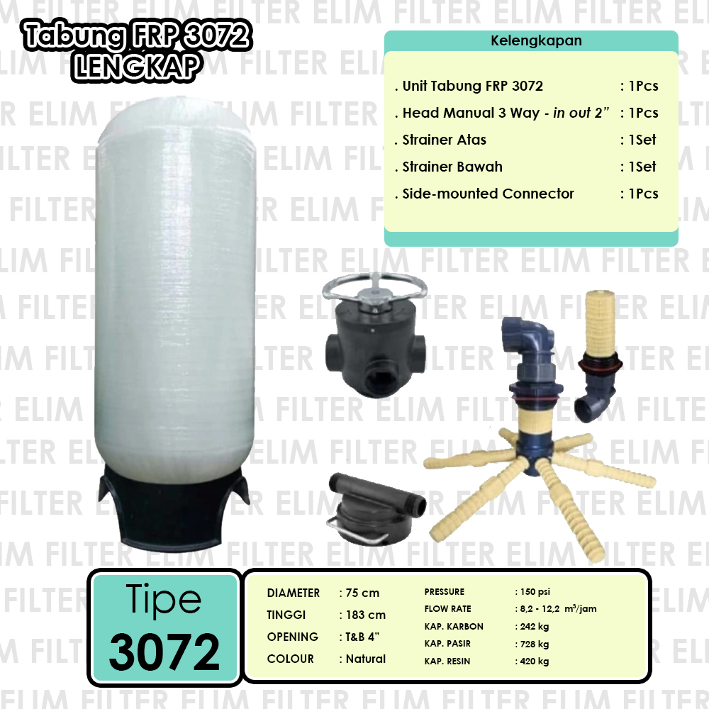 Tabung Filter Air FRP 3072 | Lazada Indonesia