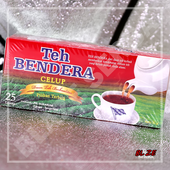 TEH CELUP BENDERA Dus 50 gr Isi 25 Kantong | Lazada Indonesia