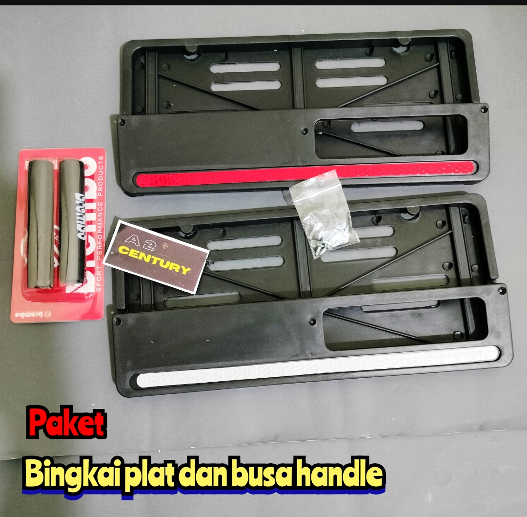 bingkai atau dudukan plat motor honda dan handle busa | Lazada Indonesia