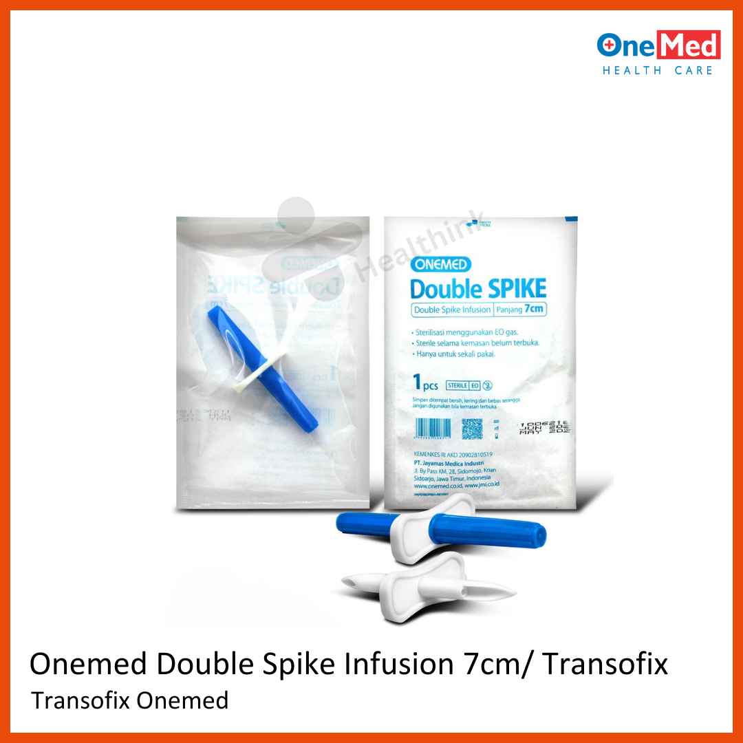 Onemed Double Spike Infusion/ Transofix Panjang 7cm/ Alat Tusuk Plabot ...