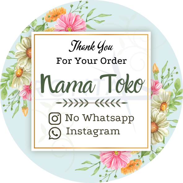 [TERMURAH] Stiker Olshop - Sticker Logo - Sticker Online Shop Custom ...