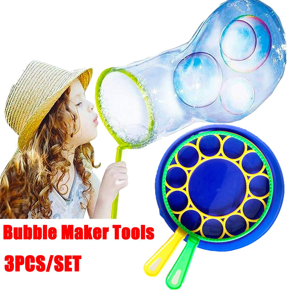 Giant Bubble Making Kit Create Huge Bubbles Outdoor Toys Garden Games ...