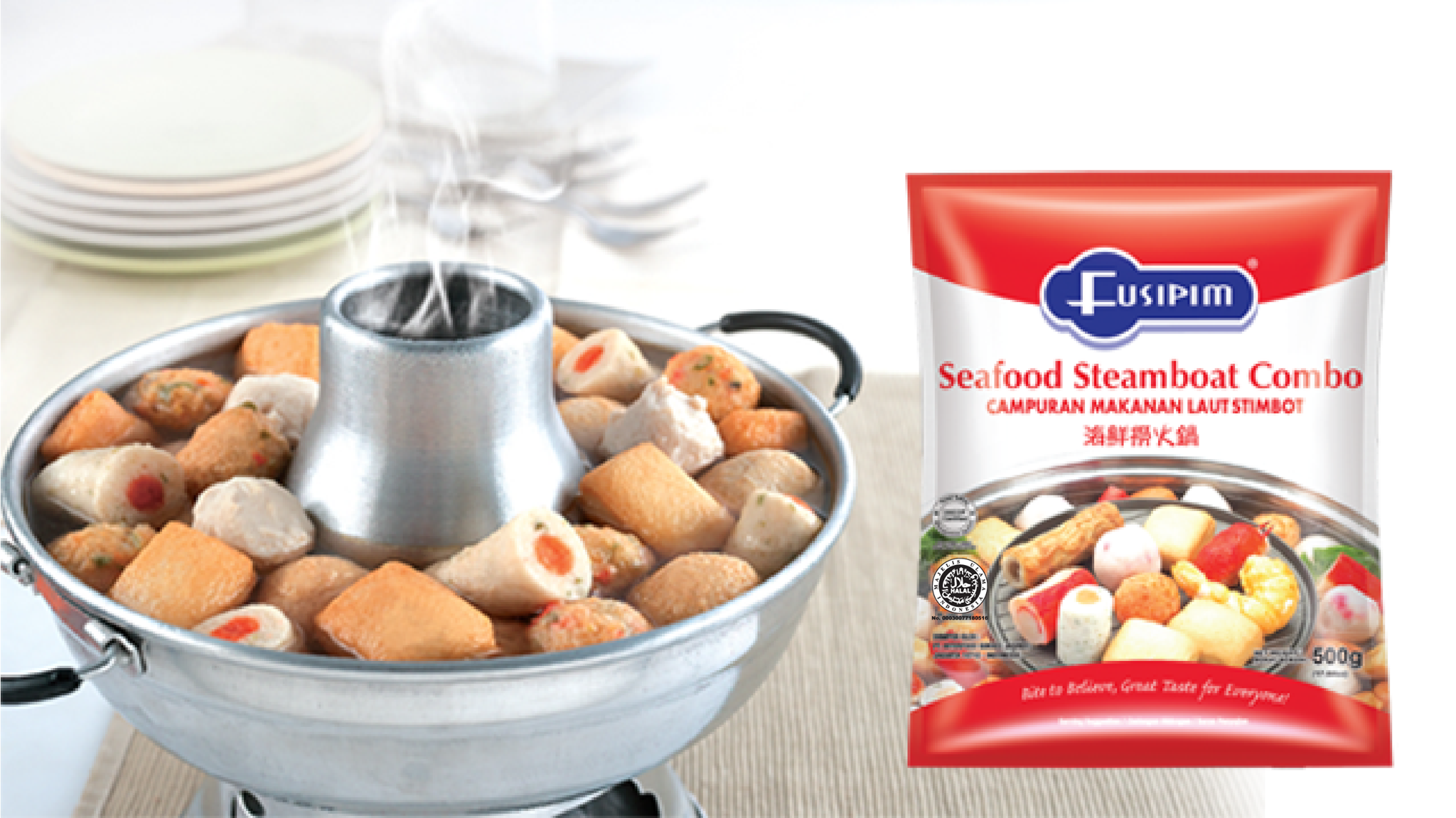 Frozen Food Fusipim Seafood Steamboat Combo 400Gr Campuran Makanan Laut ...