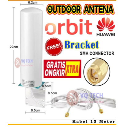 DISKON BESAR!!! Antena Modem Router GSM Wifi 4G LTE Outdoor SMA Male 15 ...