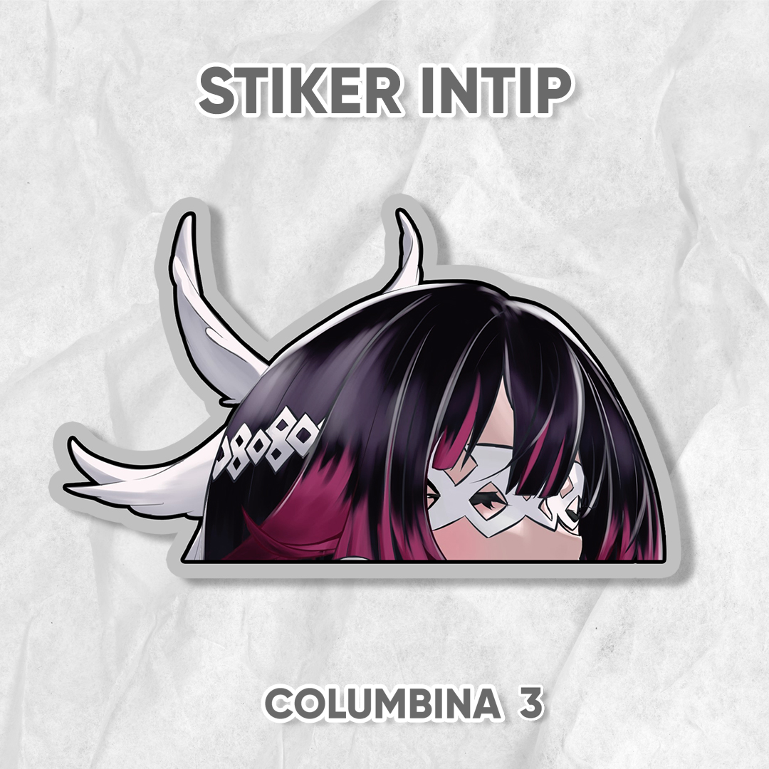Stiker Intip Columbina Genshin Impact / Sticker Anime Waterproof ...