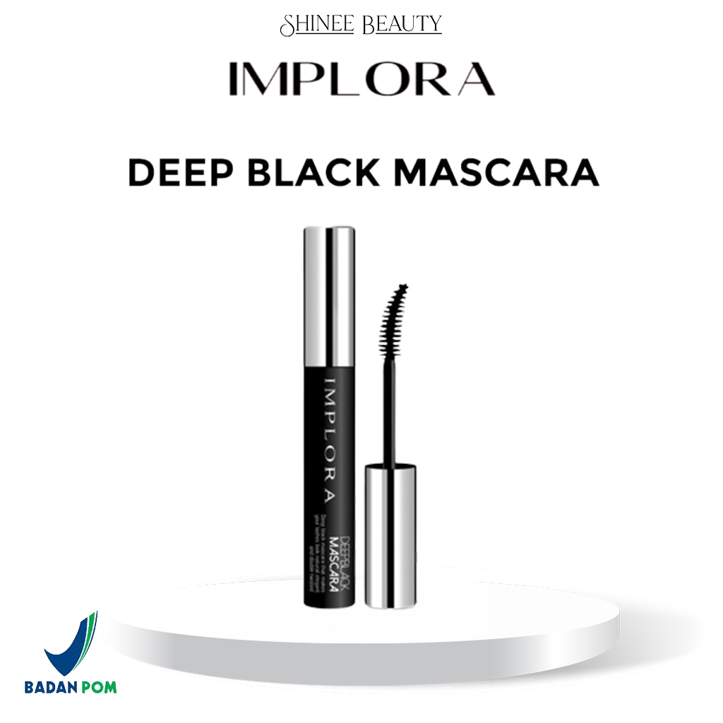IMPLORA Deep Black Mascara 3.8g | Maskara | Lazada Indonesia
