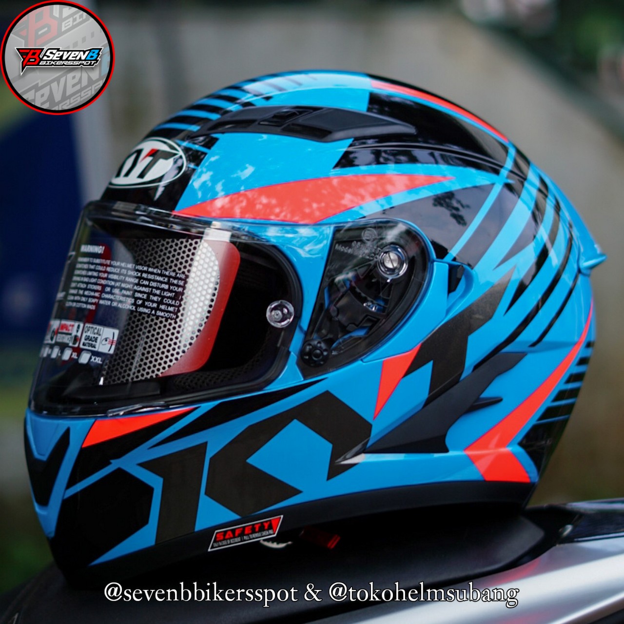 HELM KYT FALCON FR ORIGINAL SNI | Lazada Indonesia