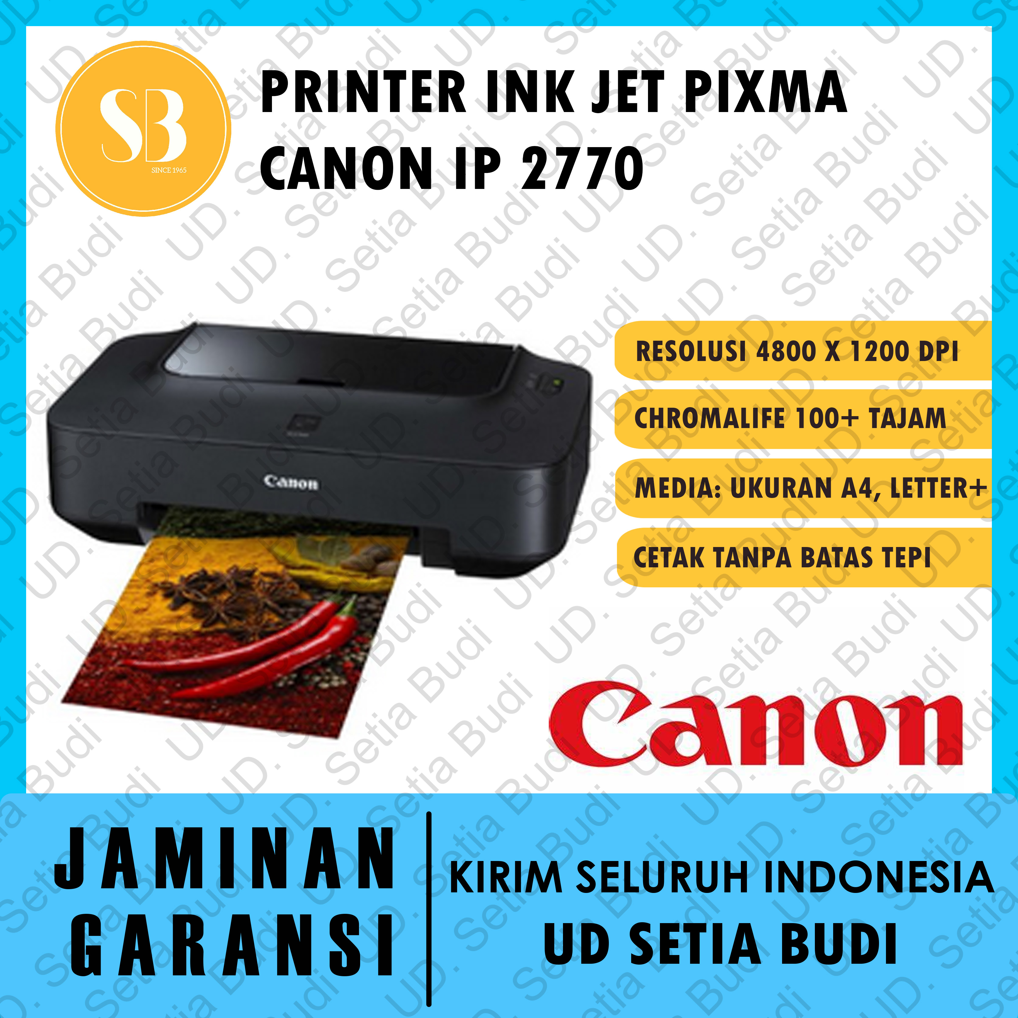 Printer Ink Jet Canon IP2770 PIXMA IP 2770 | Lazada Indonesia