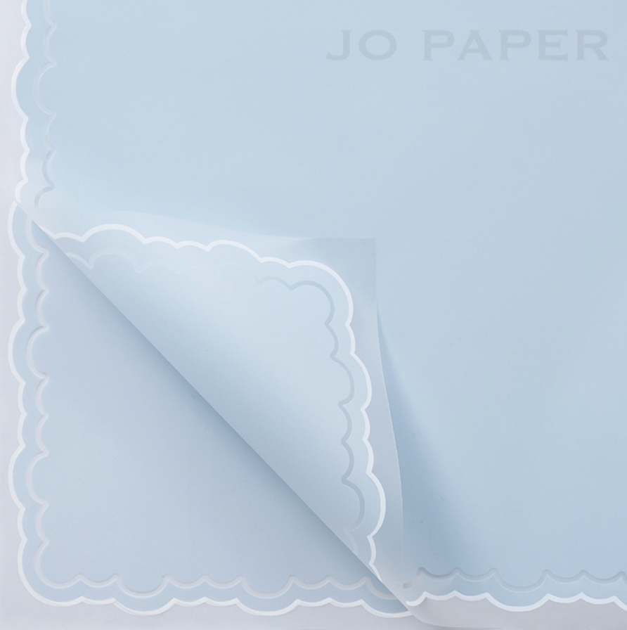 [5 LEMBAR] Flower Wrapping Paper Varian List Cloud Awan Frame ...
