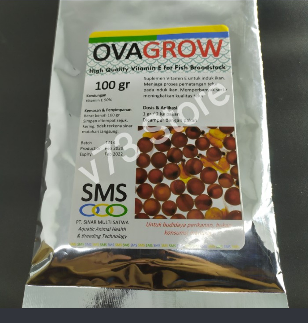 OVAGROW 100 GR VITAMIN E UNTUK INDUKAN IKAN | Lazada Indonesia