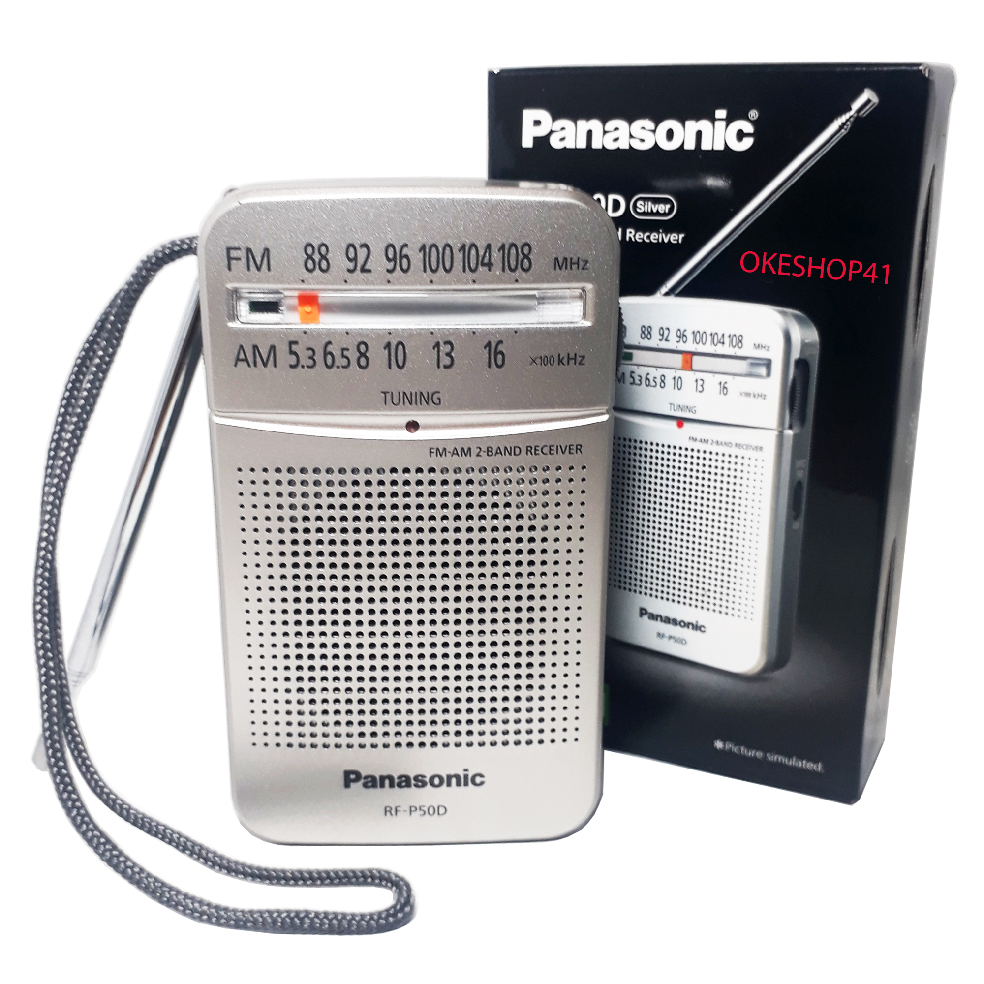 Panasonic Radio Kecil RF-P50D Am Fm Mini | Lazada Indonesia