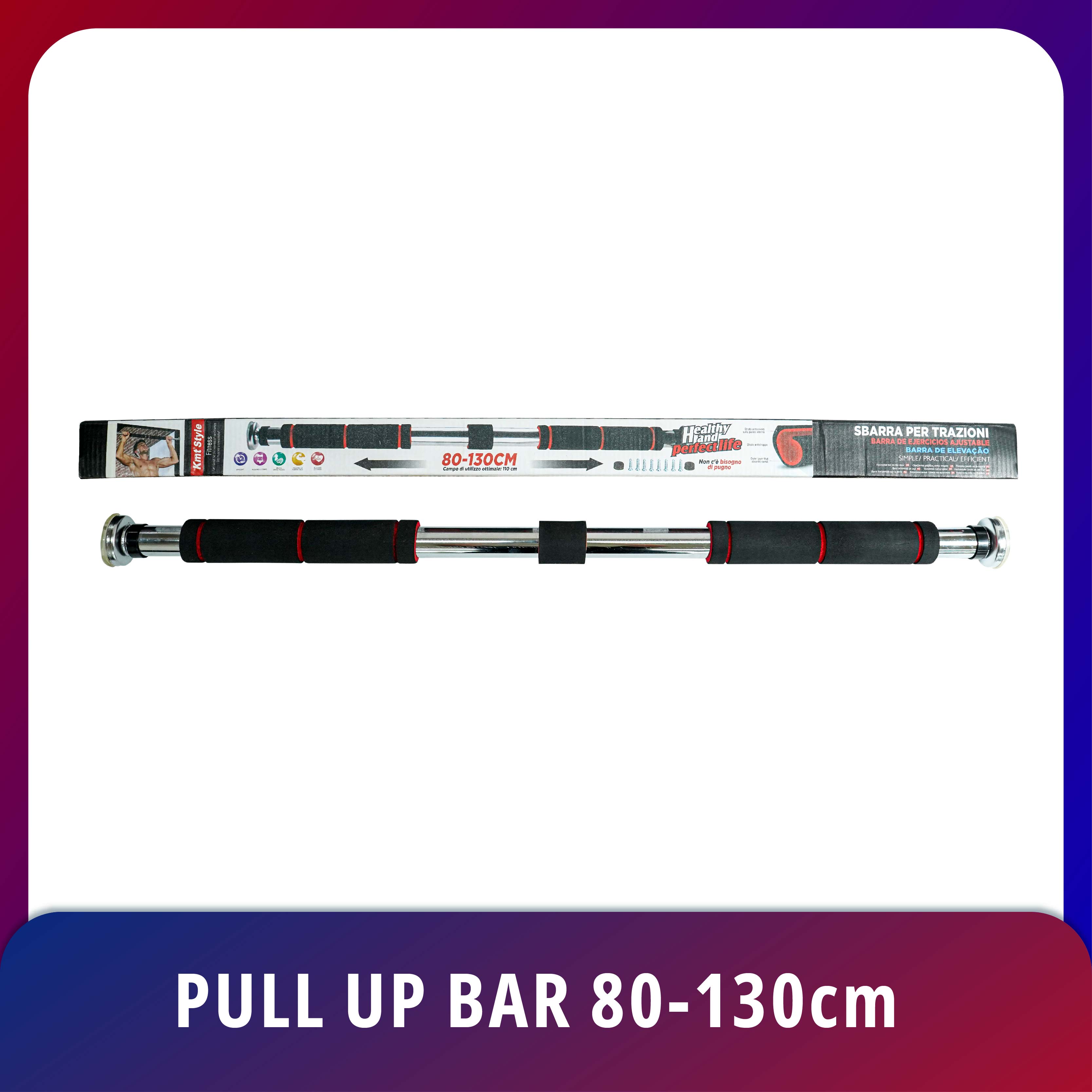 Pull Up Bar 80-130cm KMT Tiang Pull Up 80-130 Cm Door Chinning Bar ...
