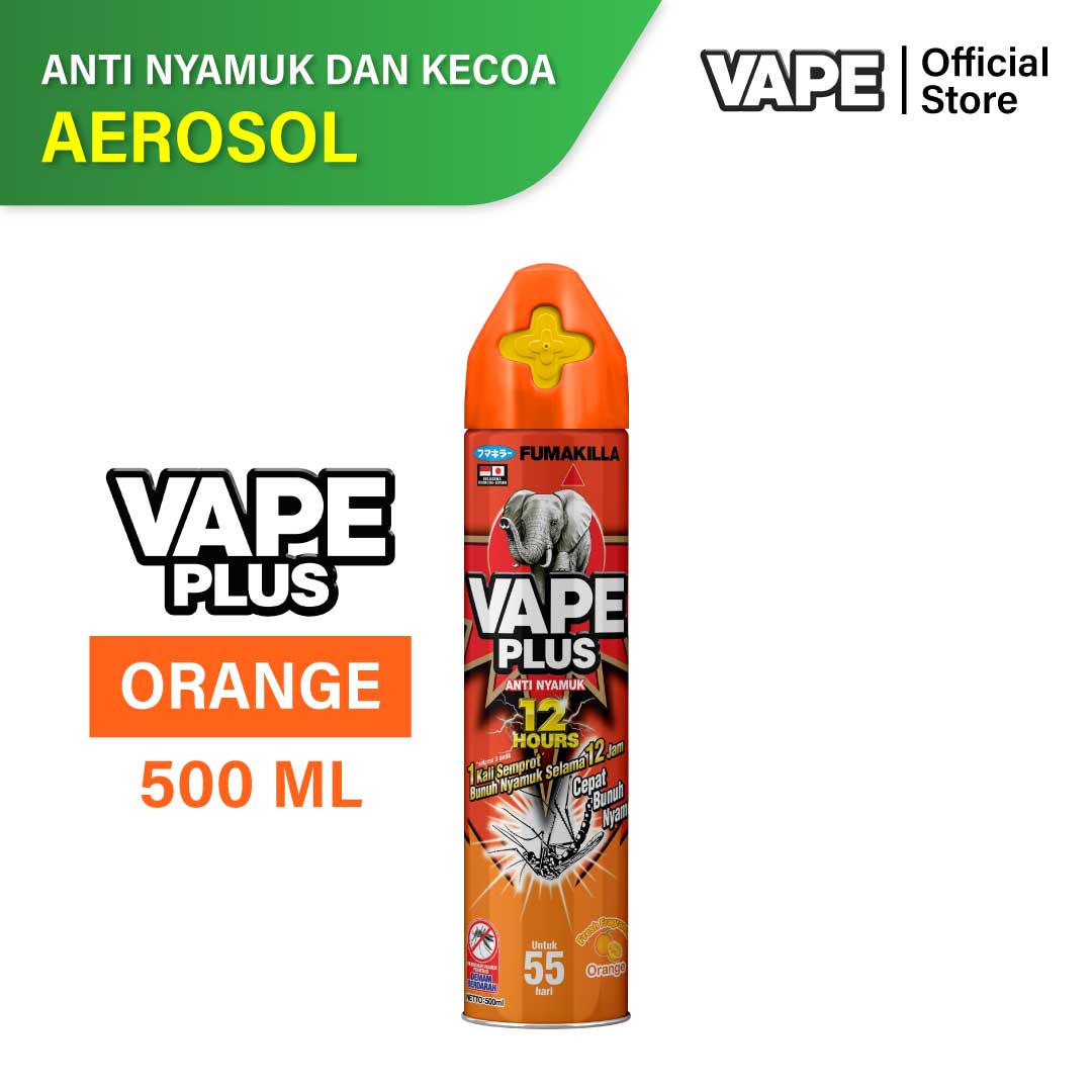 Fumakilla Vape Plus Obat Nyamuk Orange 500ml | Lazada Indonesia