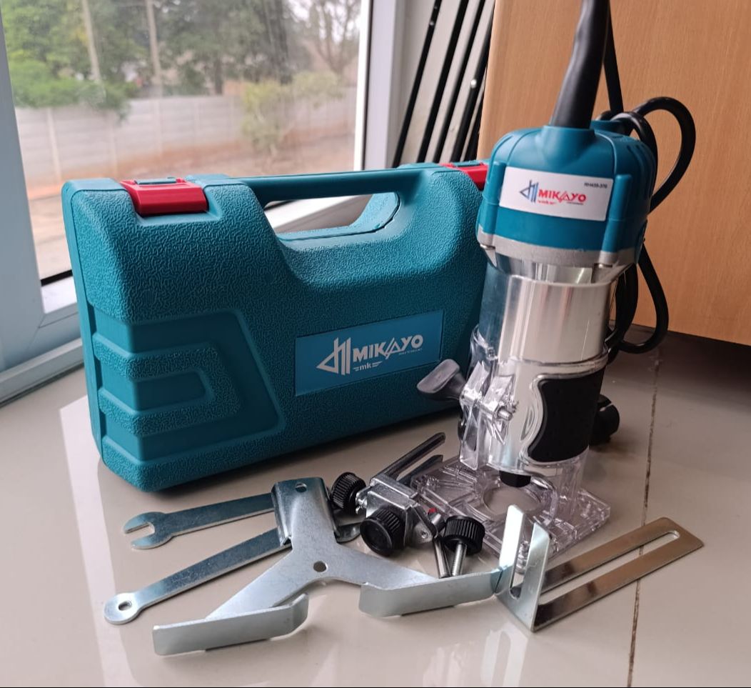 PAKET Mesin Profil Kayu Mesin Router 6MM Trimmer mesin Trimmer kayu ...