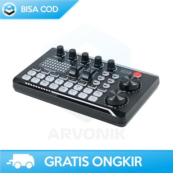 MIXER BLUETOOTH LIVE SOUND CARD TAFFSTUDIO F998 PRO ORIGINAL PORTABLE ...