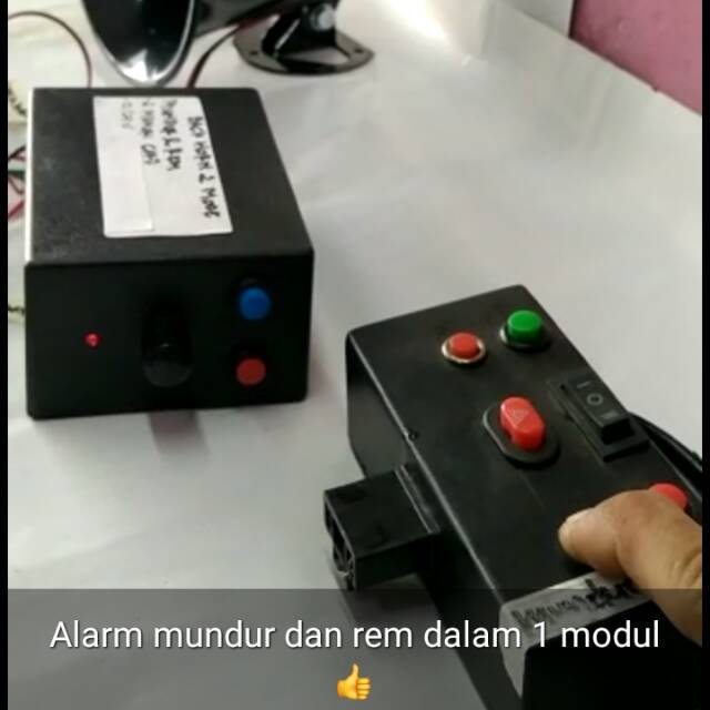 Alarm mundur atret dan rem 12 - 24 volt | Lazada Indonesia