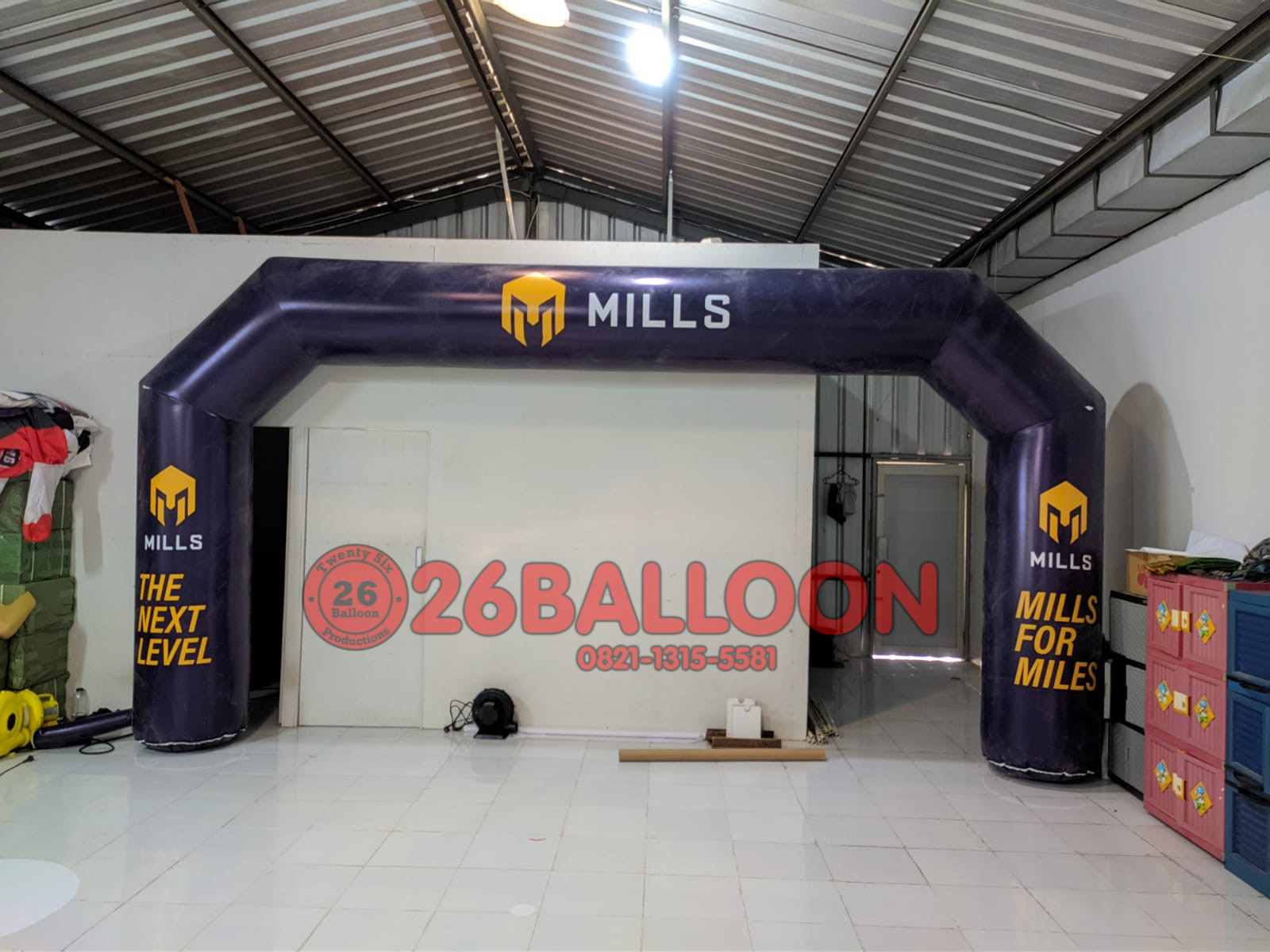 BALON GATE START FINISH BALON GAPURA BAHAN PVC UKURAN 3X6 METER ...